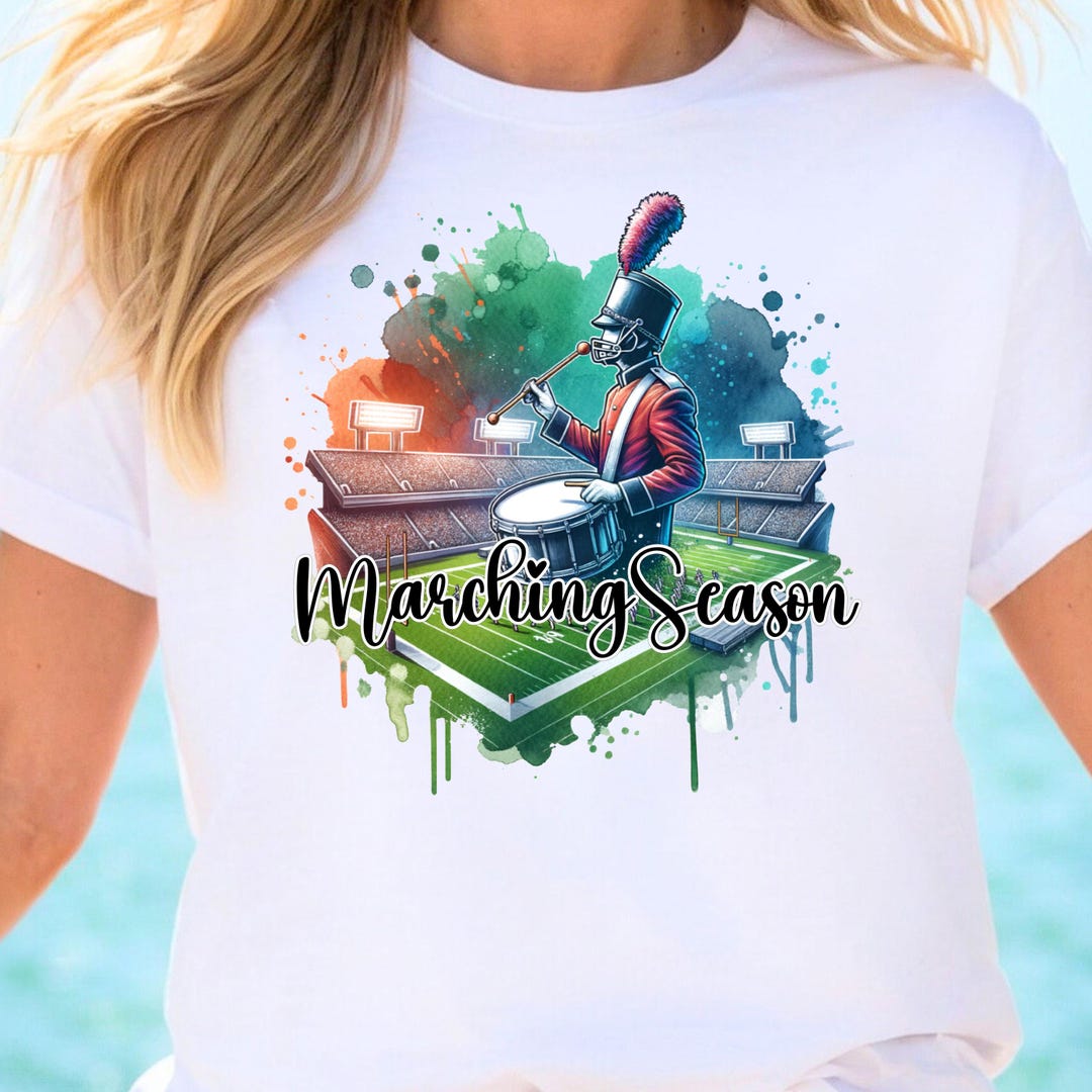 Marching Season Sublimation Design for Tshirts Bags Cups Band Shirt ...