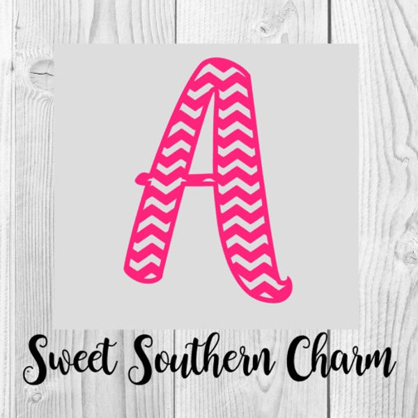 Chevron Letter - Etsy