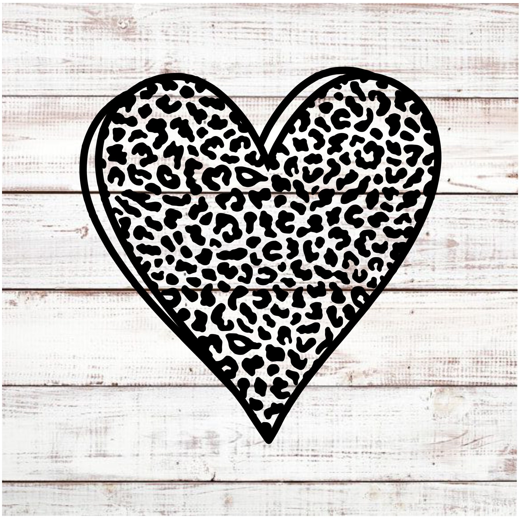 Heart Svg - Heart Png - Cheetah Heart Svg - Cheetah Heart Png - Cheetah ...