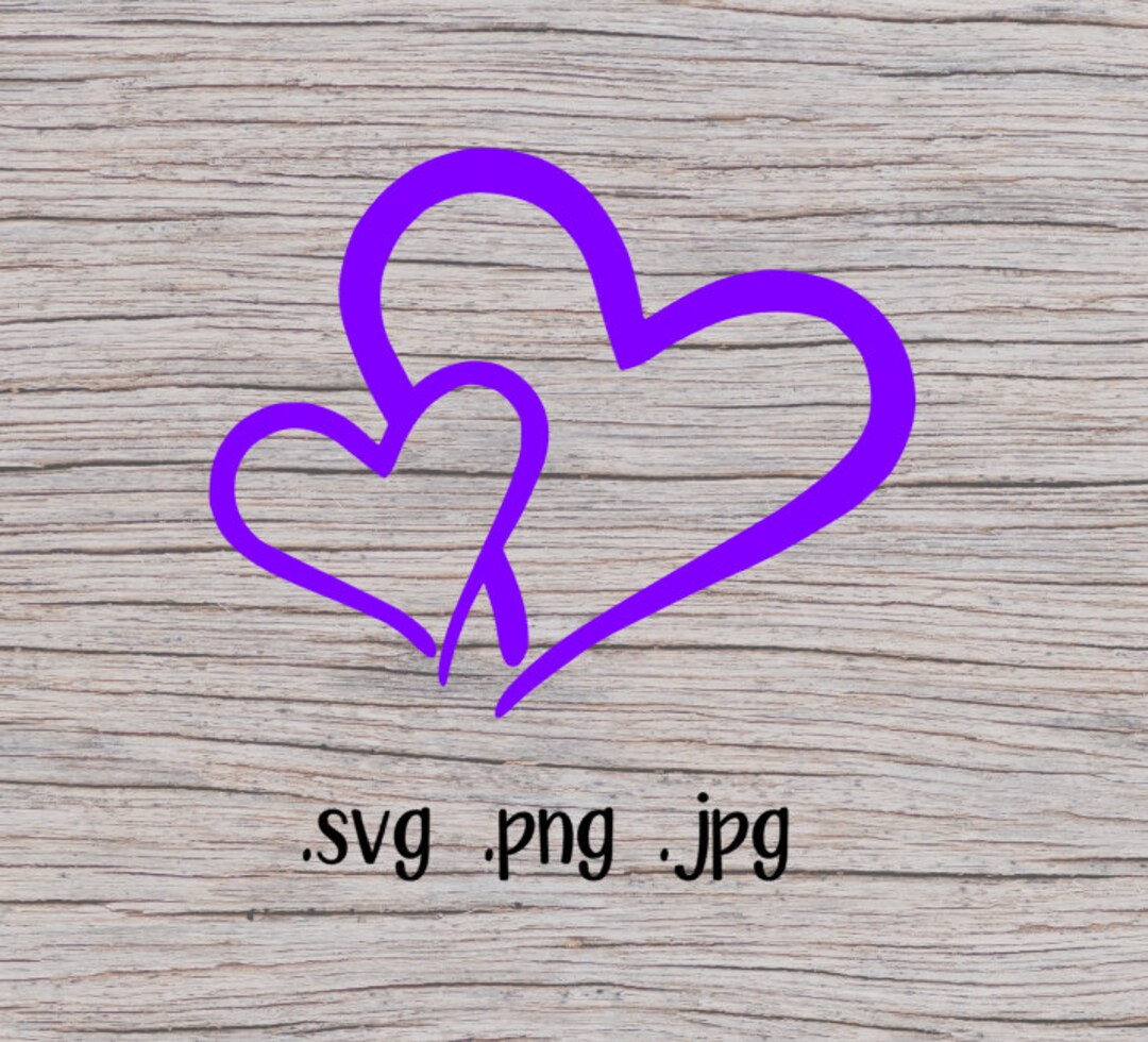 Heart Svg - Heart Svg File - Svg File - Svg Files - Double Heart Svg - Etsy