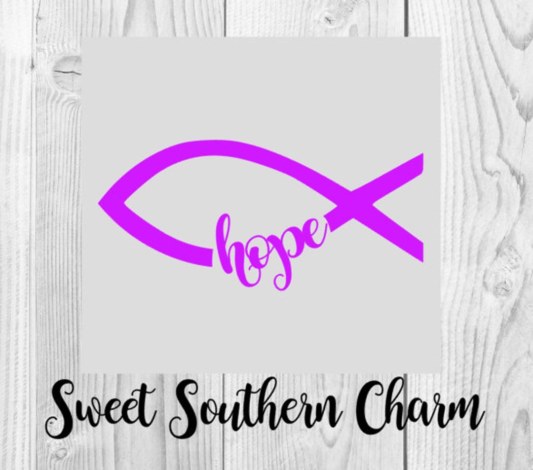 Christian Fish Svg Christian Svg Hope Svg File Hope Svg Christian Svg ...