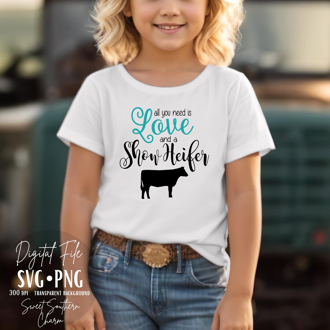 Show Heifer Svg - Heifer Svg - Heifer Svg File - Stock Show Svg - Stock ...
