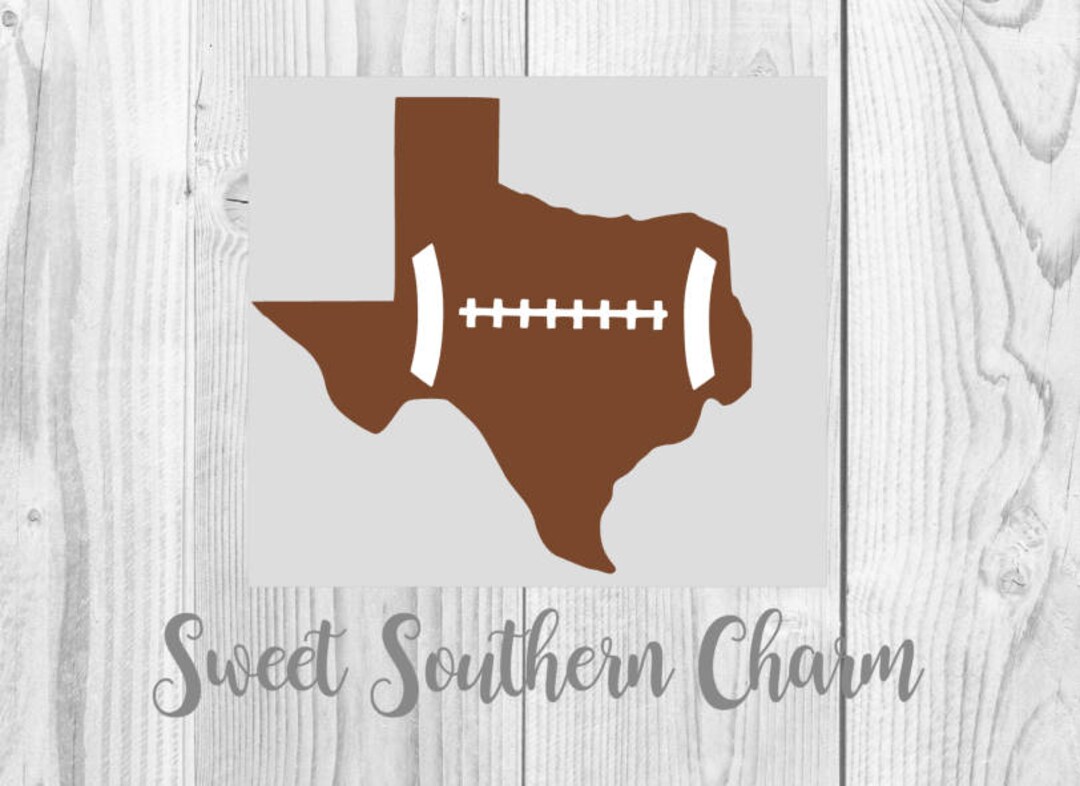 Texas Football - Texas Shape Svg - Football Svg - Texas Shape Football ...