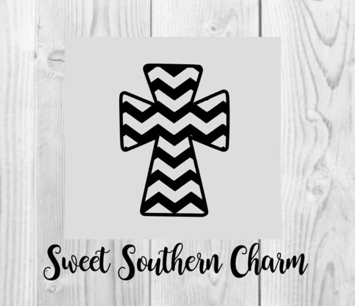 Chevron Cross SVG SVG File SVG Files Svg Cross Svg | Etsy