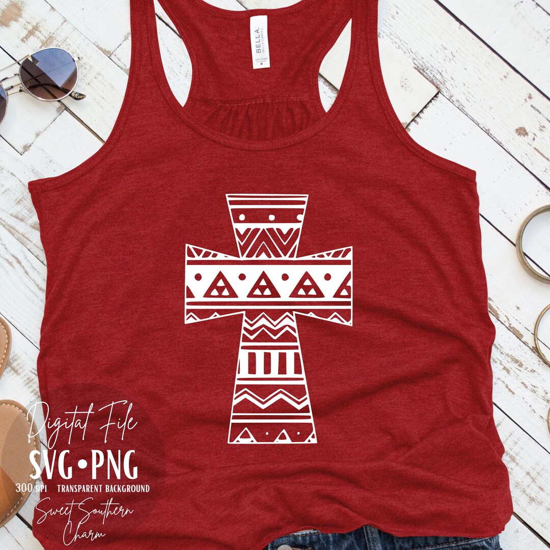 Aztec Cross Svg - Tribal Cross Svg - Aztec Svg - Tribal Svg - Cross Svg ...