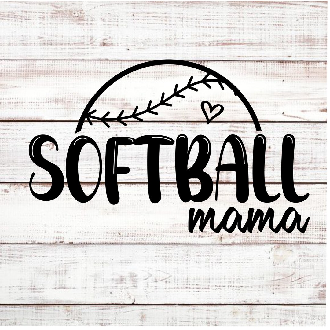 Softball Mama Svg Svg File Svg Files Files Softball - Etsy Canada