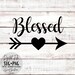 Blessed SVG File - SVG Files - SVG File - Blessed - Arrow Svg File ...
