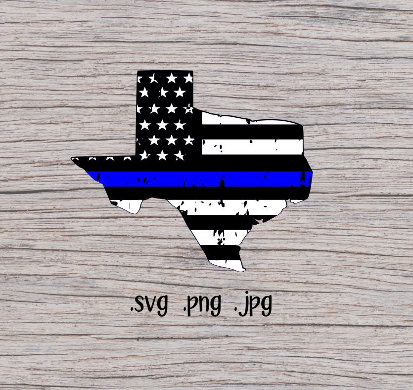 Back the Blue SVG File SVG File SVG Files Svg Files Back the Blue Texas ...