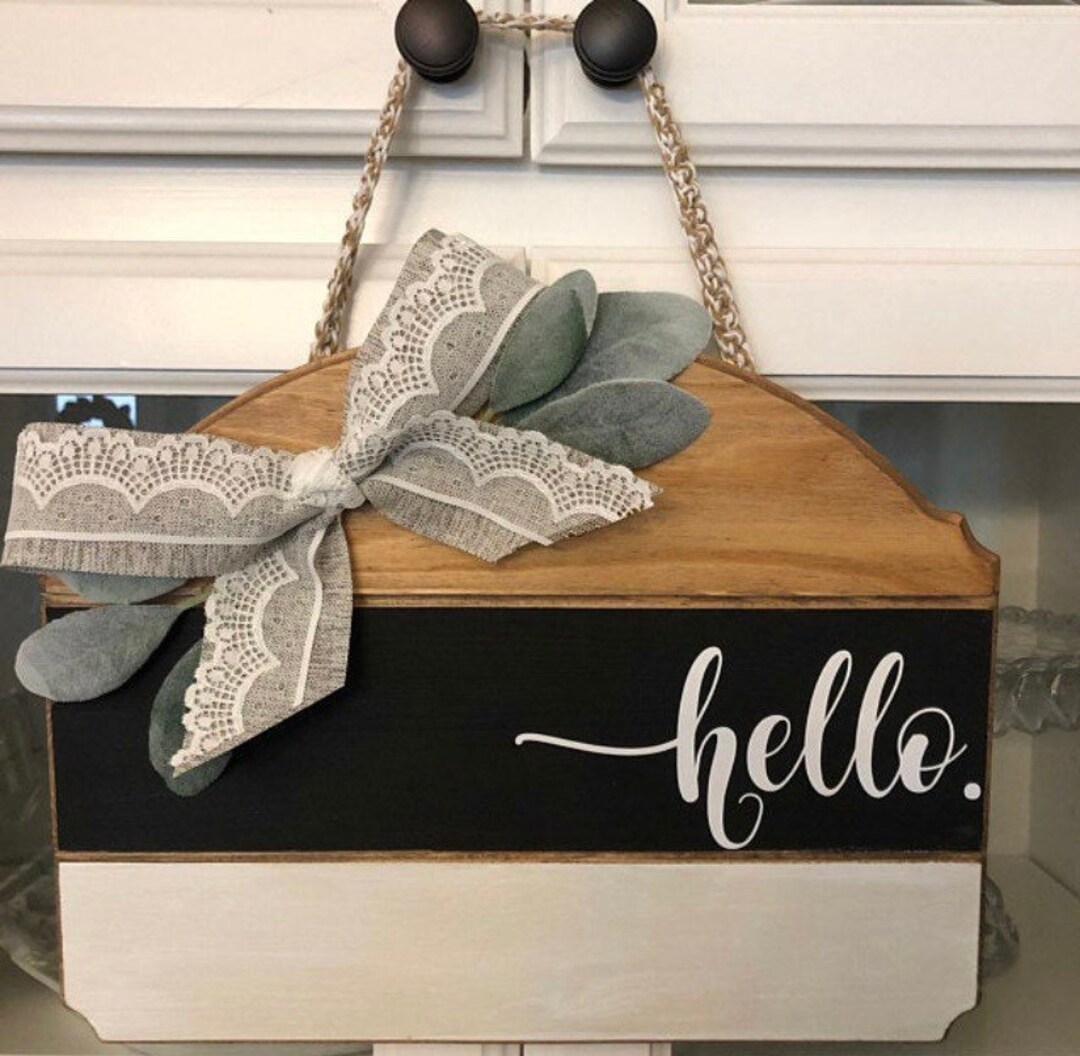 Hello Svg File Svg Files Hello Cut File Greeting Svg Front Door Svg ...