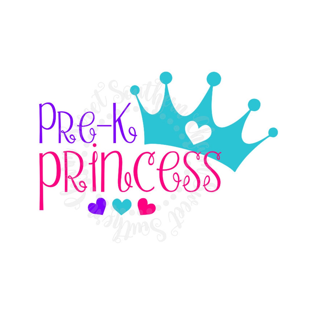 Pre-k Princess Svg - Princess Svg - Pre-k Svg File - Svg Files - Svgs ...