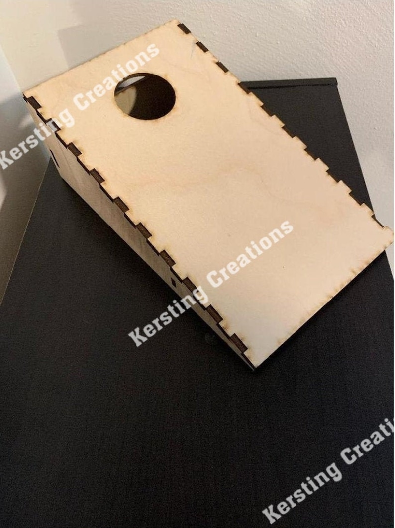 Mini Cornhole Laser File SVG Instant Download Quarters - Etsy