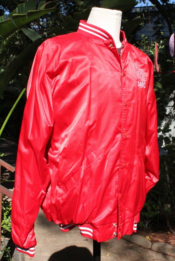 Vintage Cardinal Red Letterman Snap Jacket (Vintage /… - Gem