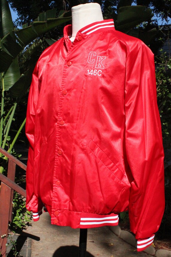 Vintage Cardinal Red Letterman Snap Jacket (Vintage /… - Gem