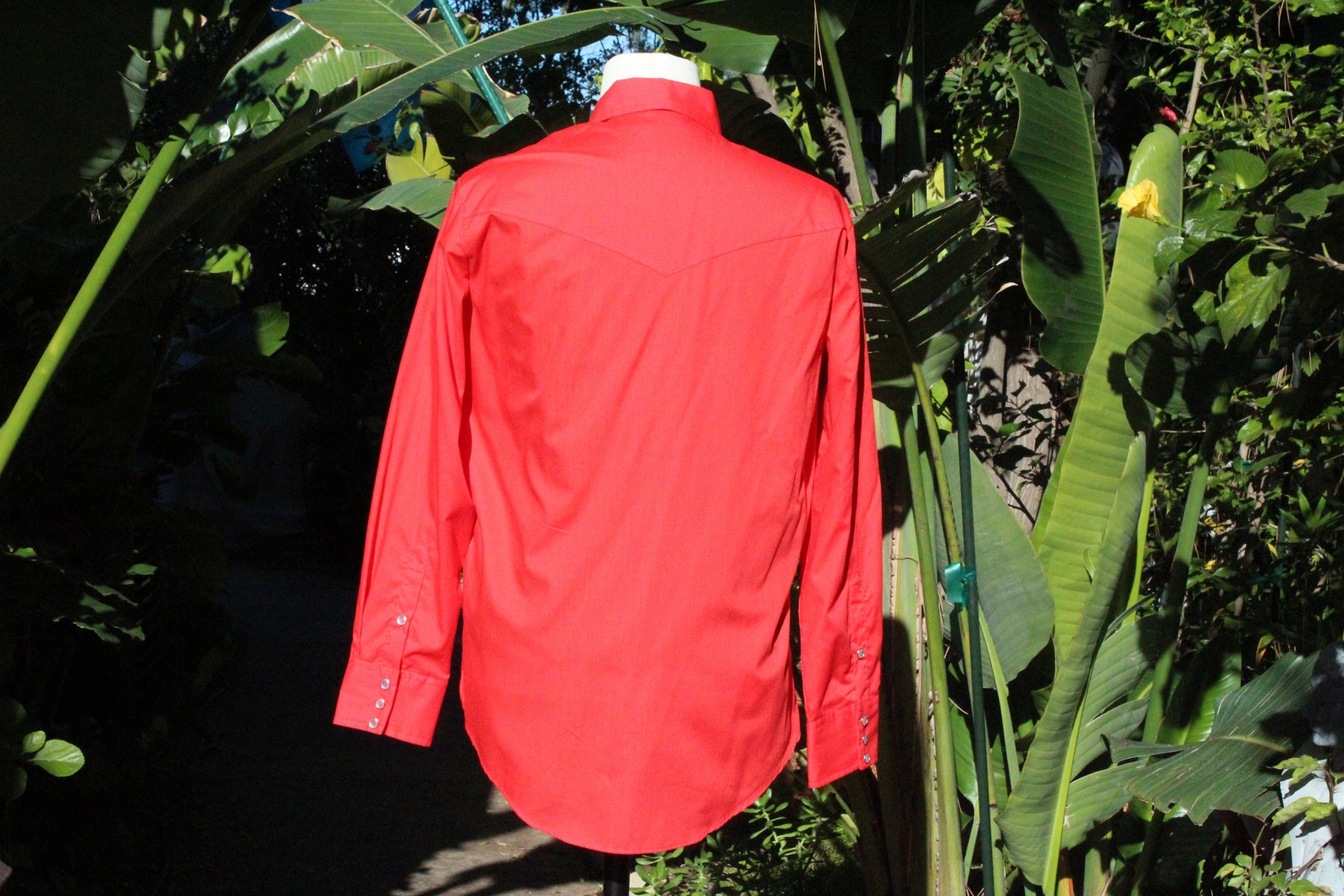 Vintage 60s Bright Red Western Cowboy Shirt NOS Malco Modes | Etsy