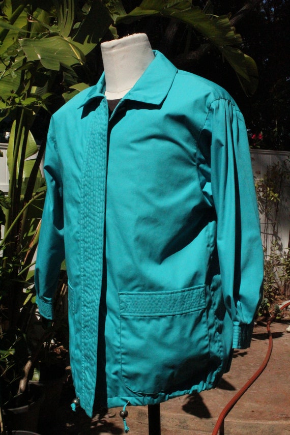 Light Blue London Fog Double Zipper Jacket (Vintage /… - Gem