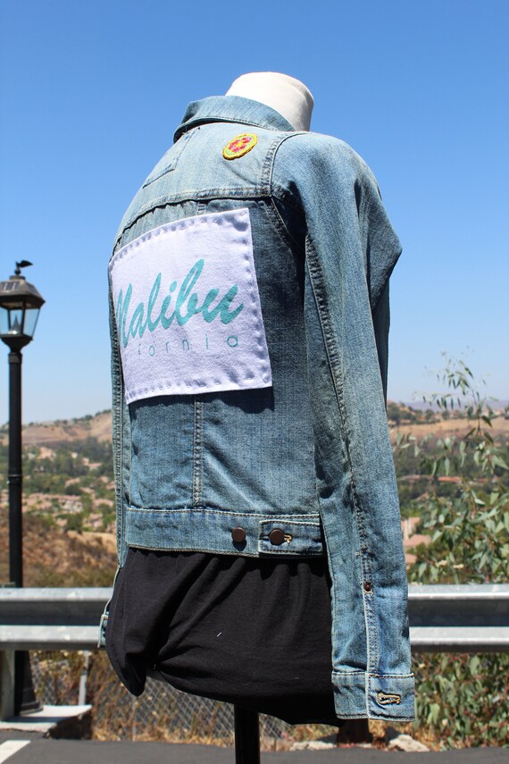 WVF Original Blue Malibu Denim Jeans Jacket Handsewn … - Gem