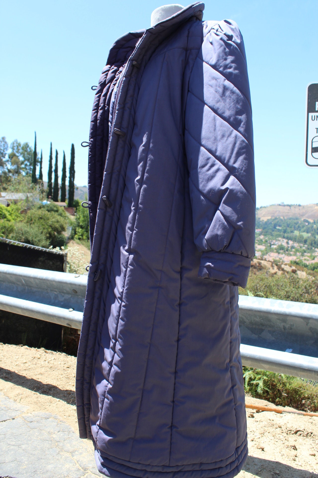 80s Purple Puffer Duster Women's 12 vintage / 80s / Current Seen - Etsy