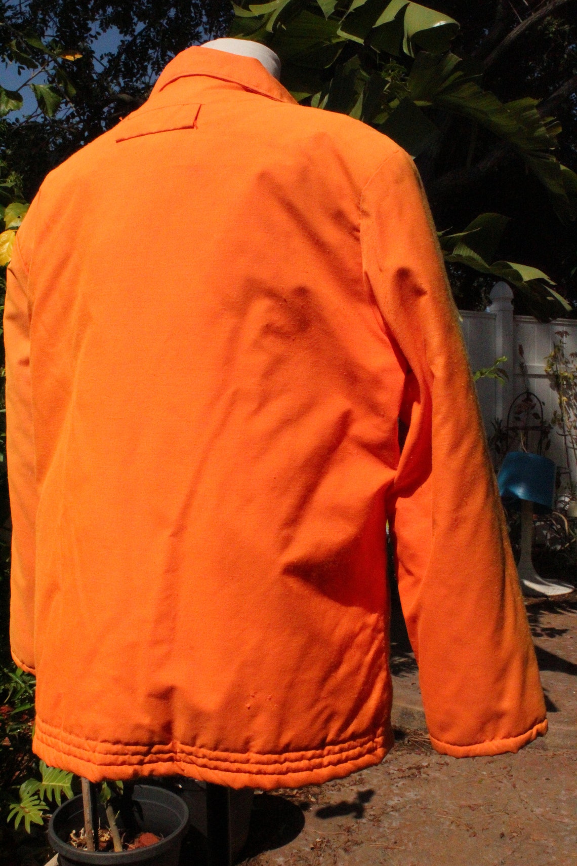 Vintage 60s Orange Work Jacket W Emar Zipper vintage / 60s | Etsy