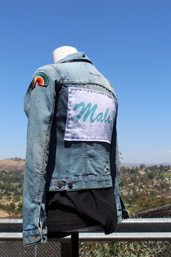 WVF Original Blue Malibu Denim Jeans Jacket Handsewn … - Gem