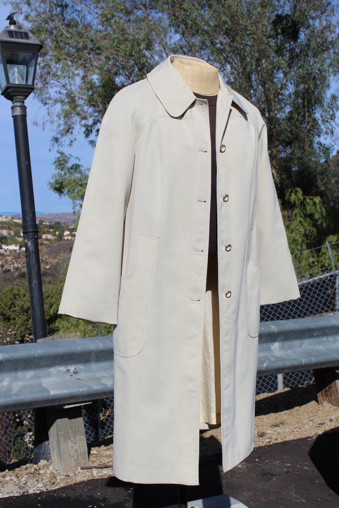 Vintage 60s Beige Womens Trench Coat 13 / 14 vintage / 60s / Forecaster ...