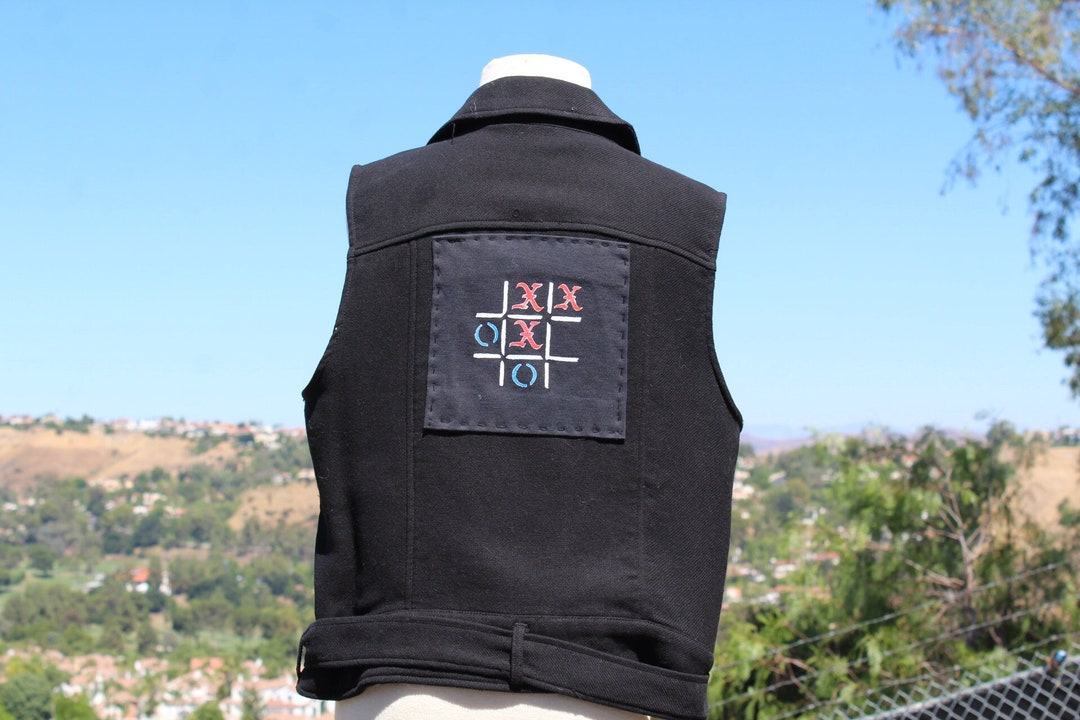WVF Original Punk Motorcycle Vest Handmade Germs / X Patch WVF Original ...