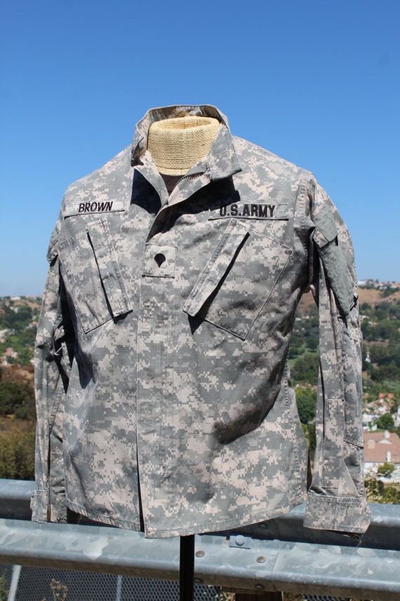 80s US Army Camo Jacket Small (Vintage / 80s / US Arm… - Gem