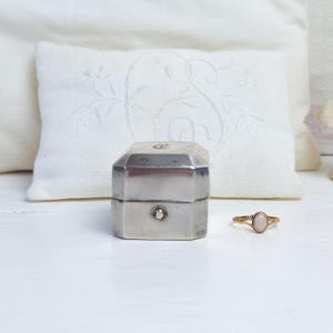 Antique Birks Silver Ring Box - Etsy