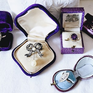 Antique Purple Jewelry Boxes for Different Uses - Etsy