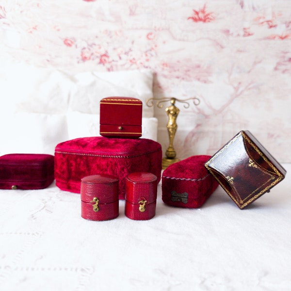 Red Jewelry Box - Etsy