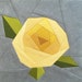 Rose Foundation Paper Piecing Pattern - Etsy