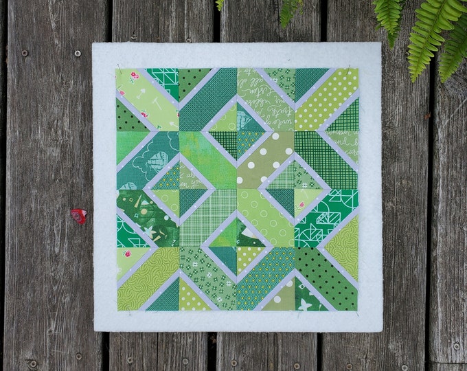 Diamond in Diamond - Foundation Paper Piecing Pattern - Etsy Canada