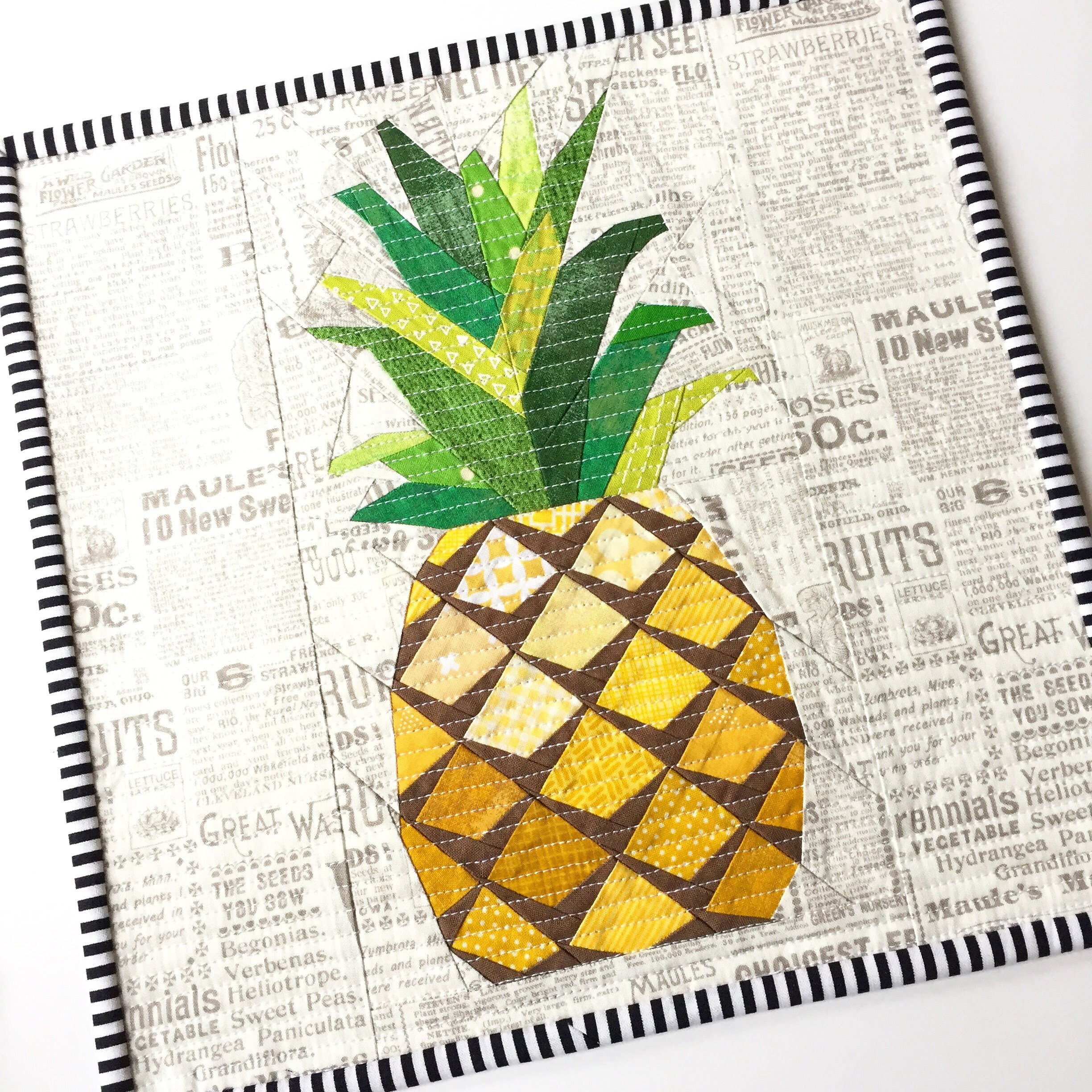 Pineapple Foundation Paper Piecing Pattern - Etsy