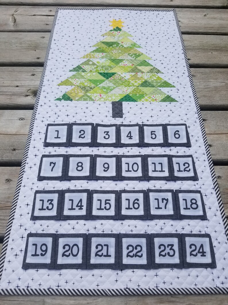 Advent Calendar Pattern add On christmas Tree - Etsy