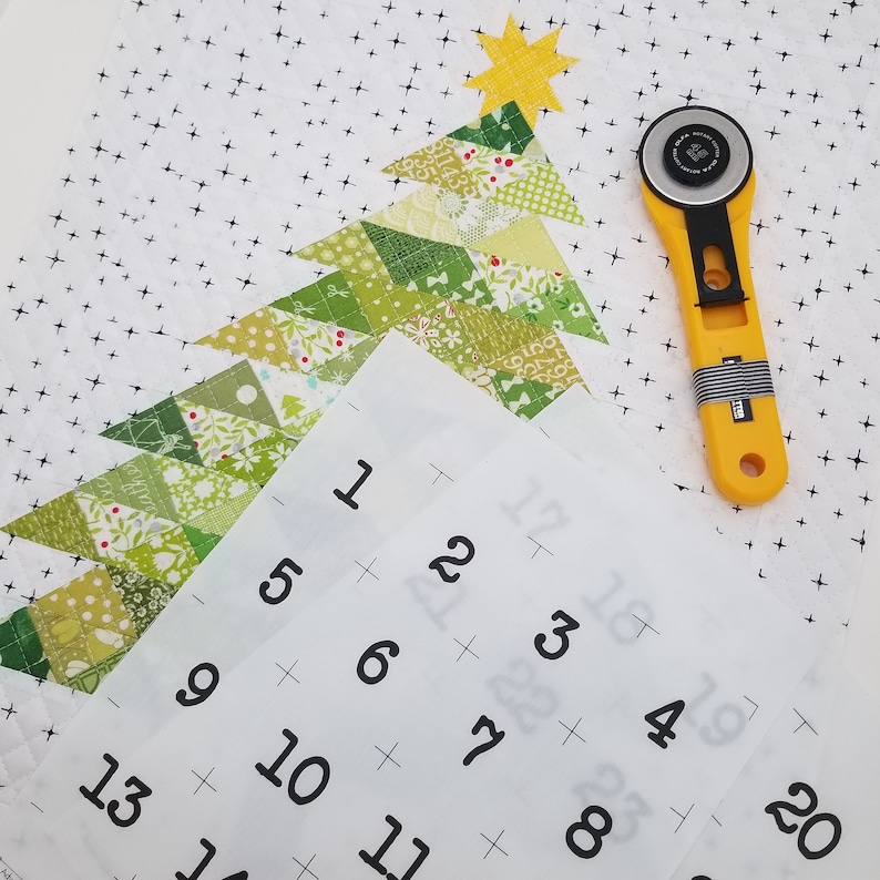 Advent Calendar Pattern add On christmas Tree - Etsy