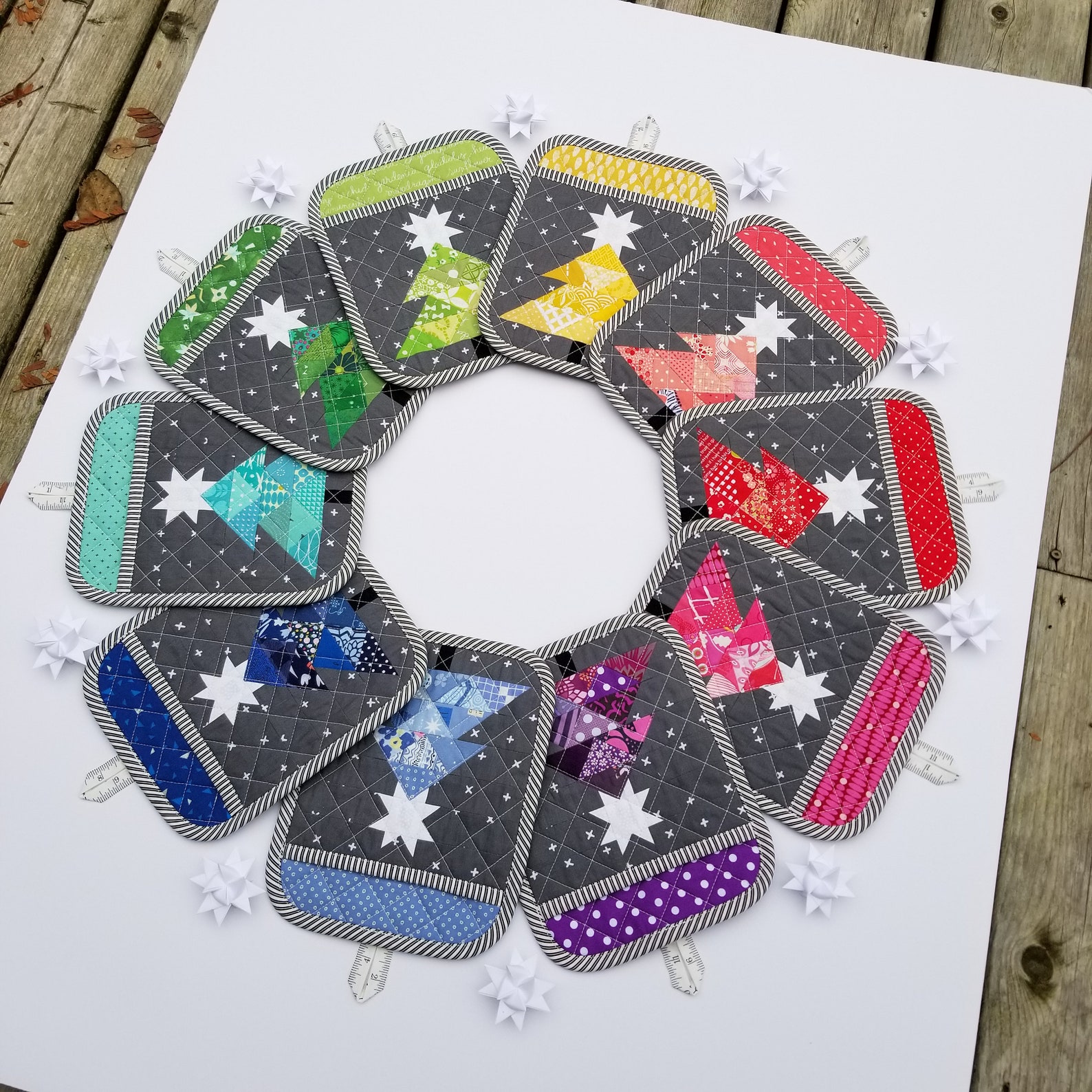 Christmas Tree Foundation Paper Piecing Pattern - Etsy Canada