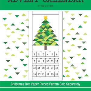 Advent Calendar Pattern "add On" (christmas Tree Pattern NOT Included ...