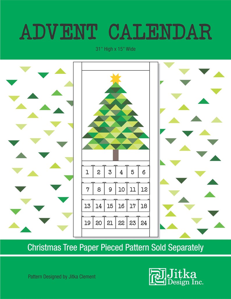 Advent Calendar Pattern "add On" (christmas Tree Pattern NOT Included ...