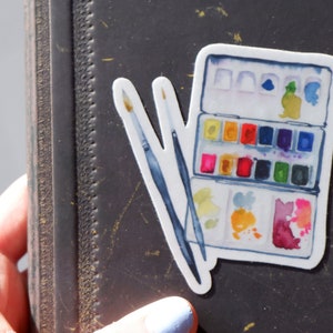 Vinyl Stickers watercolor Palette Cut to Shape - Etsy