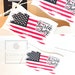 Happy 4th of July American Flag Gift Tags | Independence Day Gift Tag ...