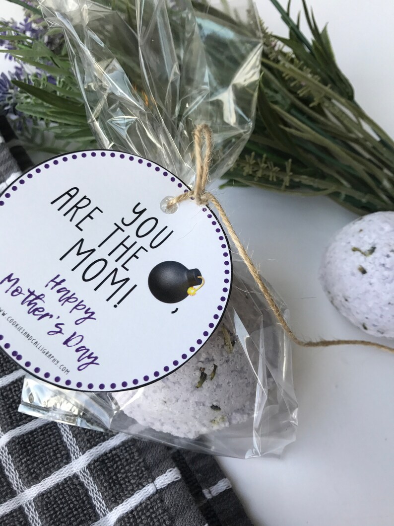 Happy Mothers Day Gift Tags You Are the Bomb, Mom Gift Tags Printable ...