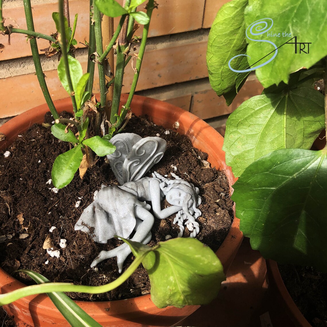 Garden Fairy Handmade in Modeling Clay - Etsy