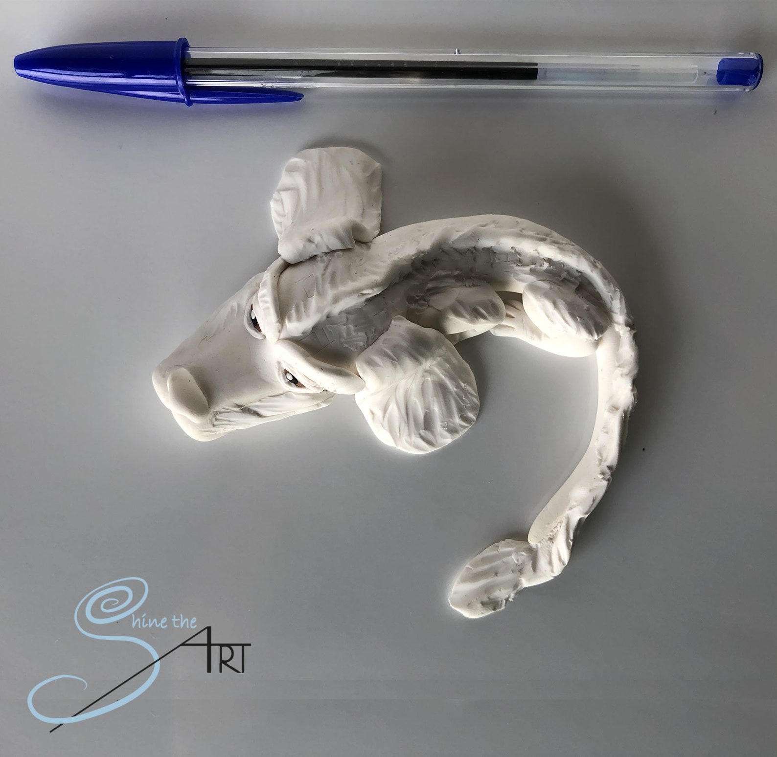 DRAGÓN FÚJUR hecho a mano en arcilla polimérica | Etsy