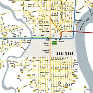 Philadelphia Transportation Co. Trolley, Subway, and Elevated System ...