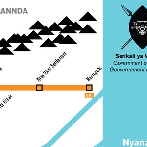 Original Map of Wakanda - Black Panther From the Marvel Movie - Etsy