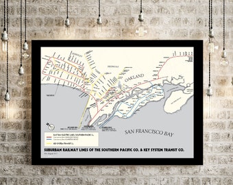 Oakland Map Poster - Etsy