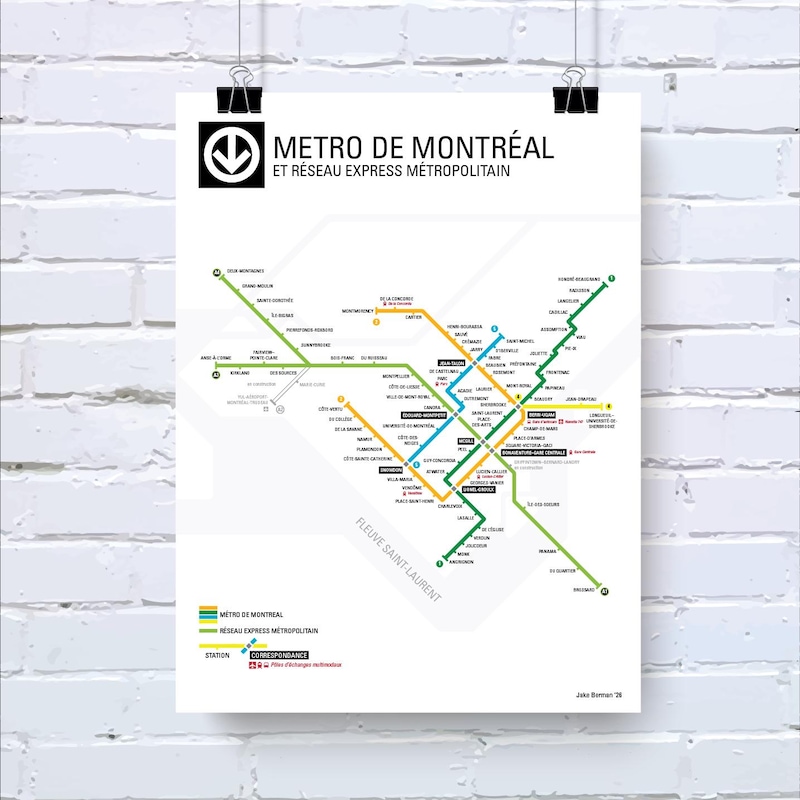 Metro Map - Etsy