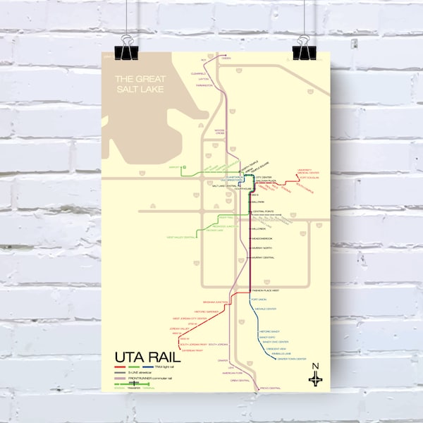 Uta Trax Map - Etsy