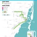 Miami Metrorail and Metromover System Map - Retro Poster - Original Art ...
