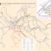 Pittsburgh Railways Streetcar/trolley System Map 1954 Original Poster ...