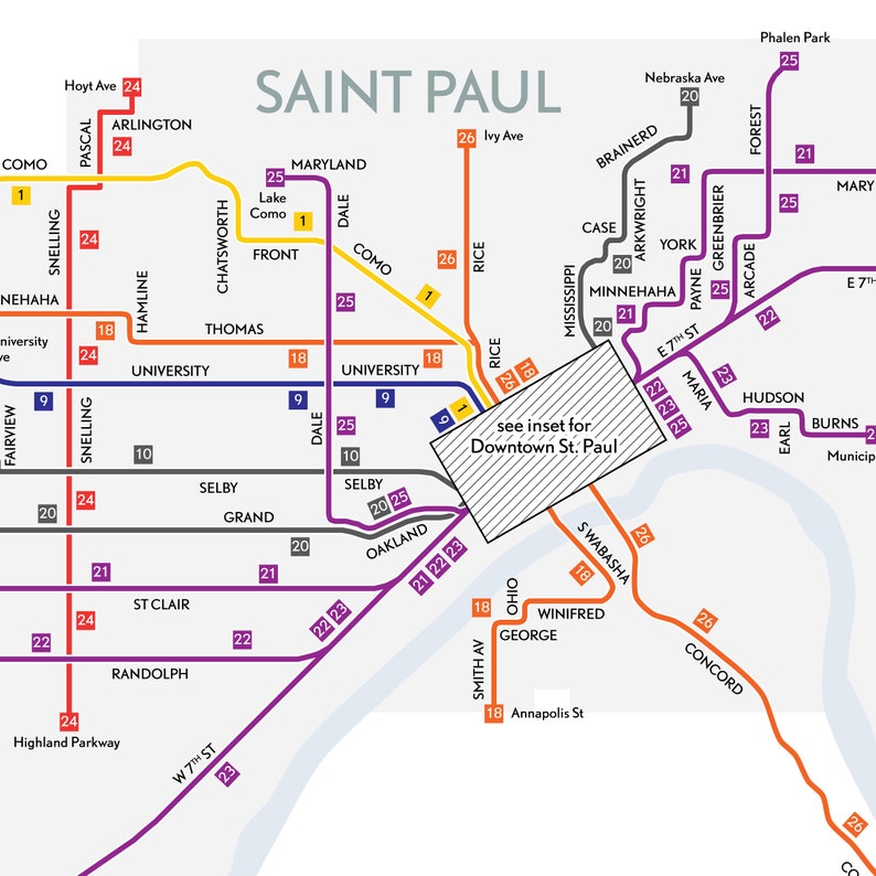 Minneapolis-st. Paul Twin Cities Rapid Transit Company - Etsy